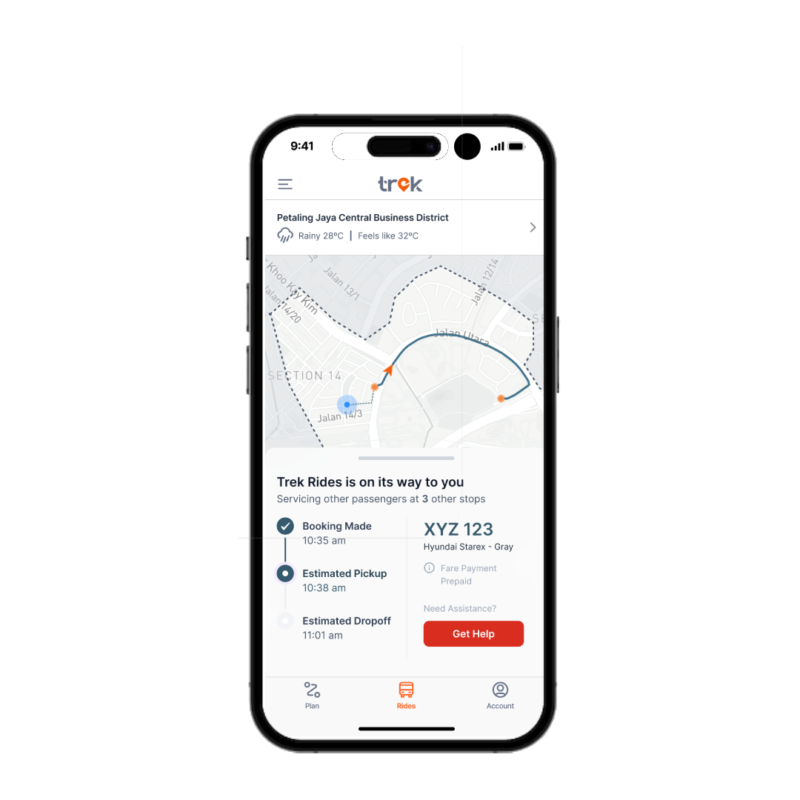 How Trek Rides Works | First DRT Service in Malaysia – Trekapp